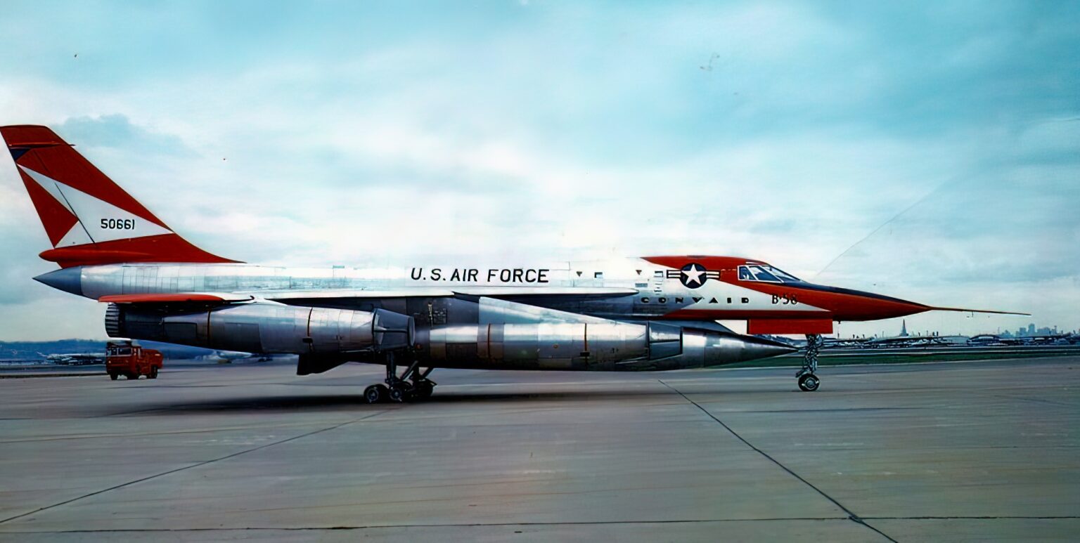 The first supersonic jet bomber: B-58 “Hustler” - Jets ’n’ Props